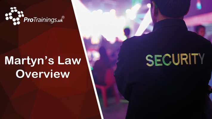 Martyn's Law Awareness Level 1 (VTQ) Course - Online Training