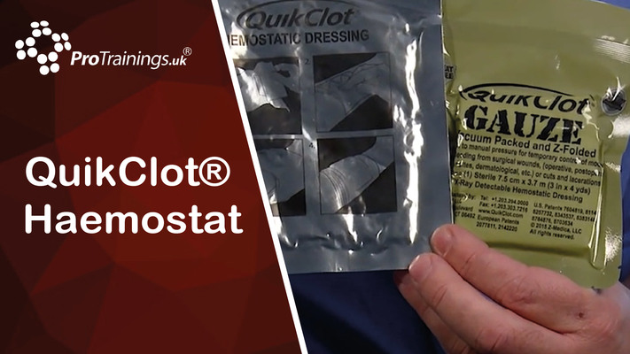 QuikClot® Haemostat | Tourniquets, Haemostatic Dressings and using BSi ...